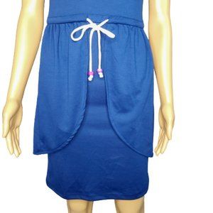 vfish | Dresses | Vfish Nwt Designer Royal Blue Sleeveless Dress Xs ...